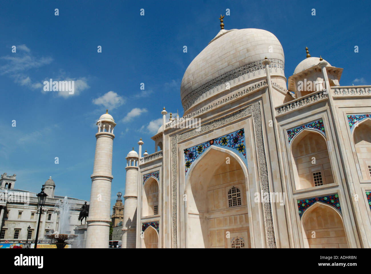 Model of Taj Mahal in Trafalgar Square London Part of the India Now ...