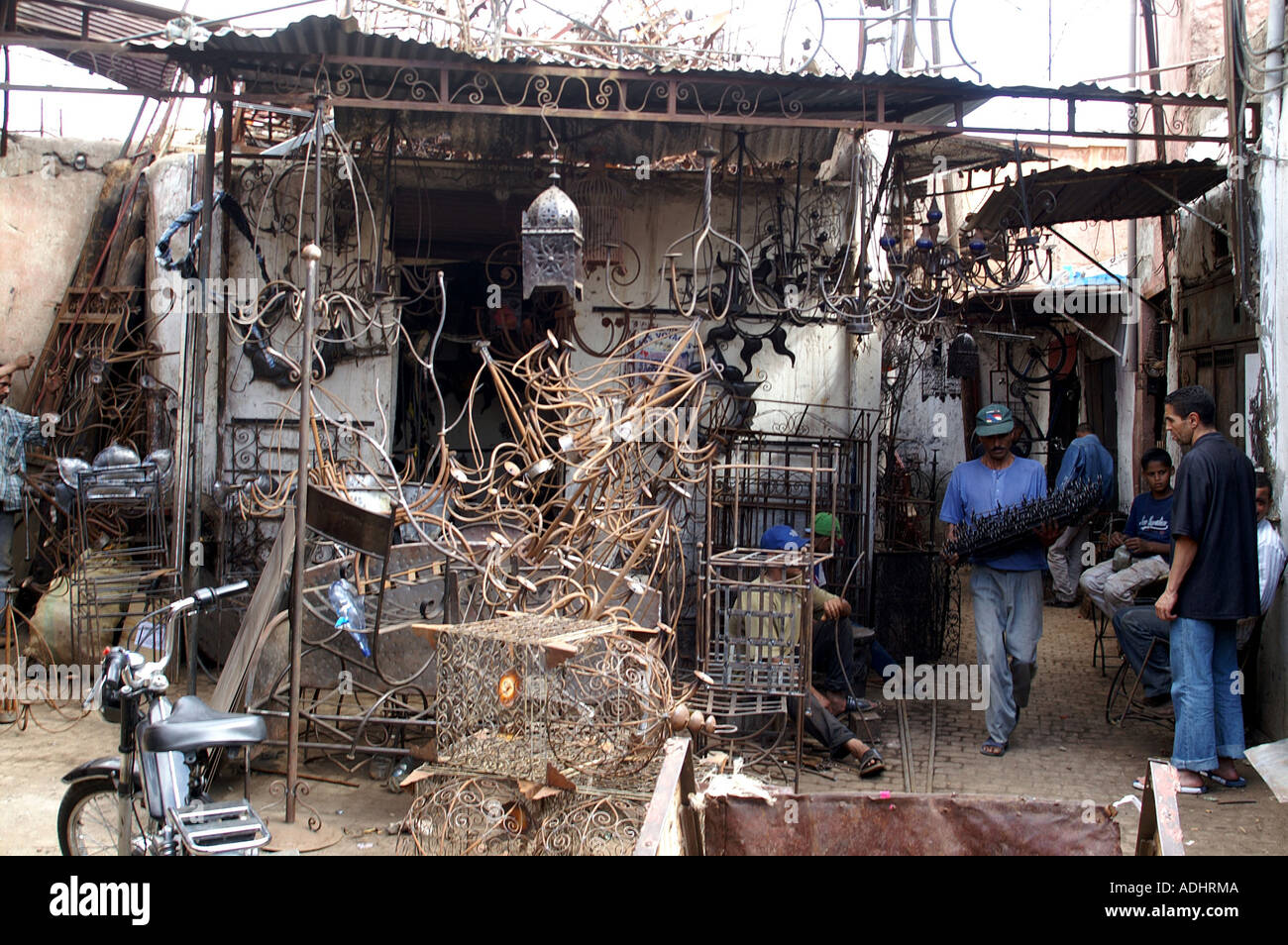 Metalwork in marrakech morocco hi-res stock photography and images - Alamy