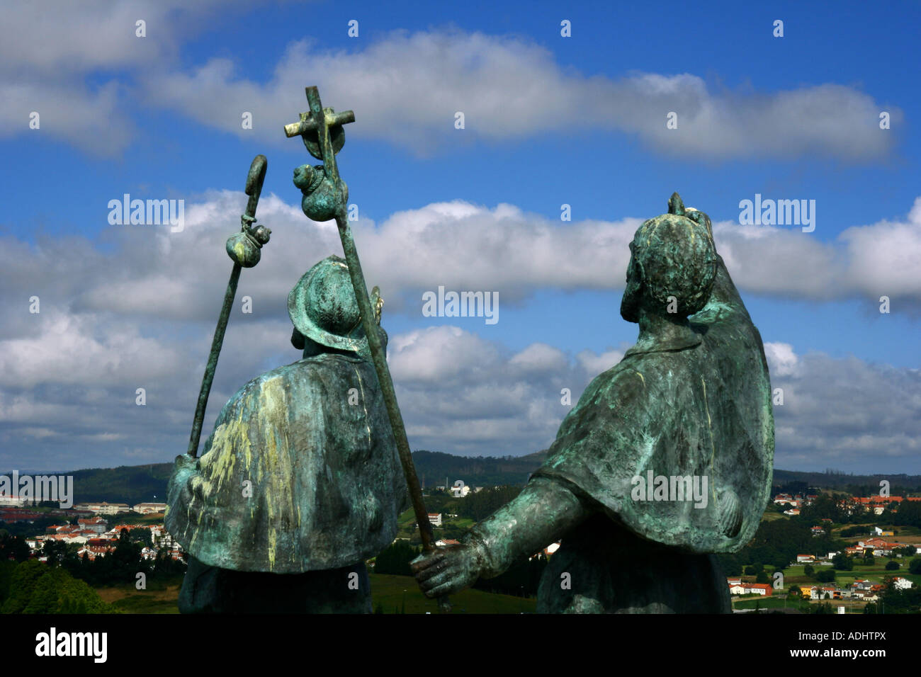 Two pilgrims statue hi-res stock photography and images - Alamy