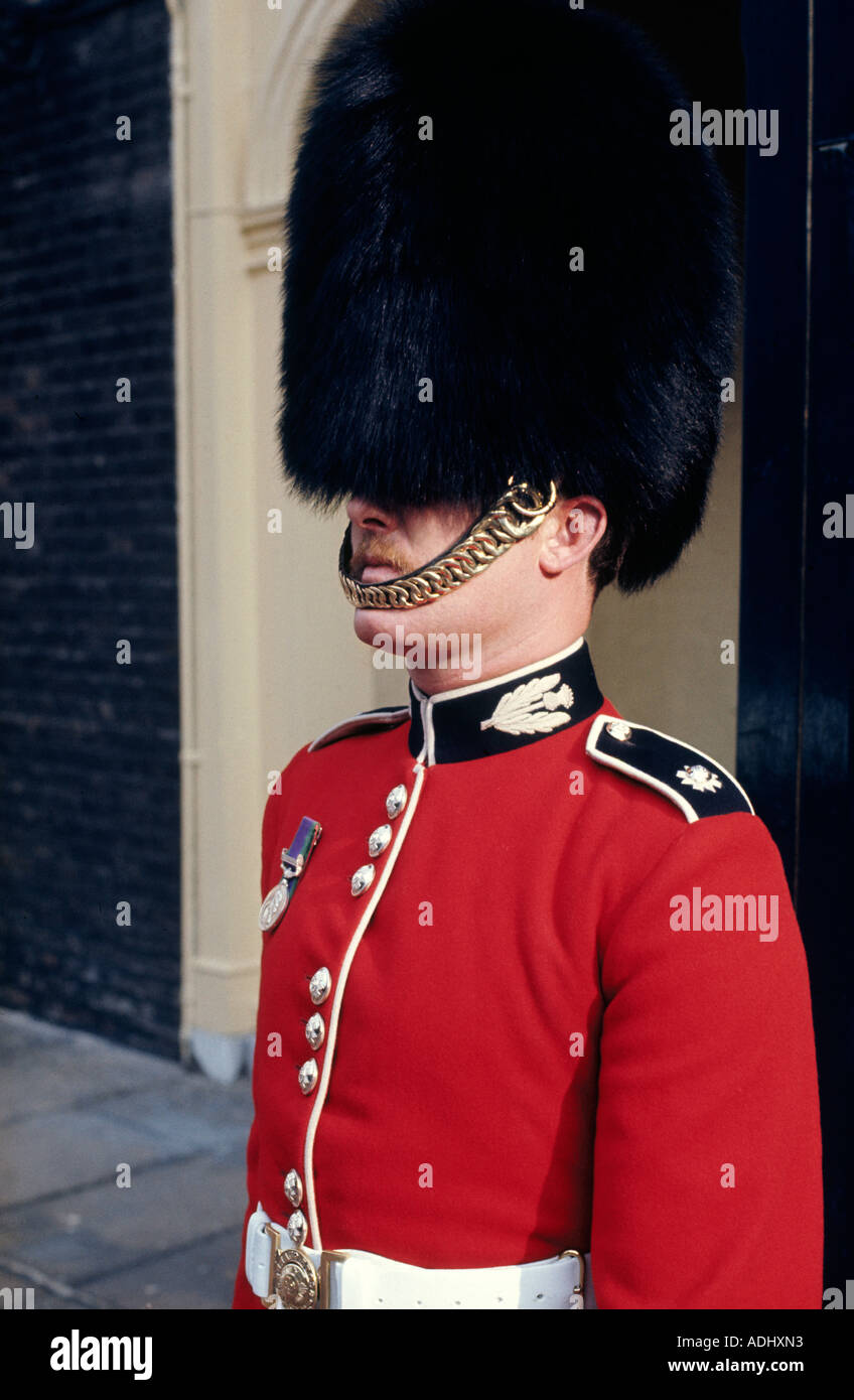 Close up of Grenadier Guard wearing Bearskin Helmet Stock Photo - Alamy