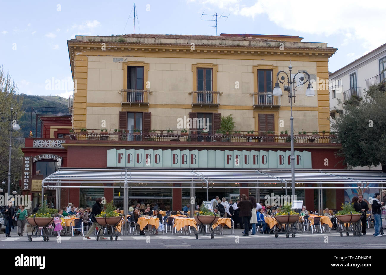 Fauna Bar Piazza Tasso Sorrento Italy Stock Photo - Alamy