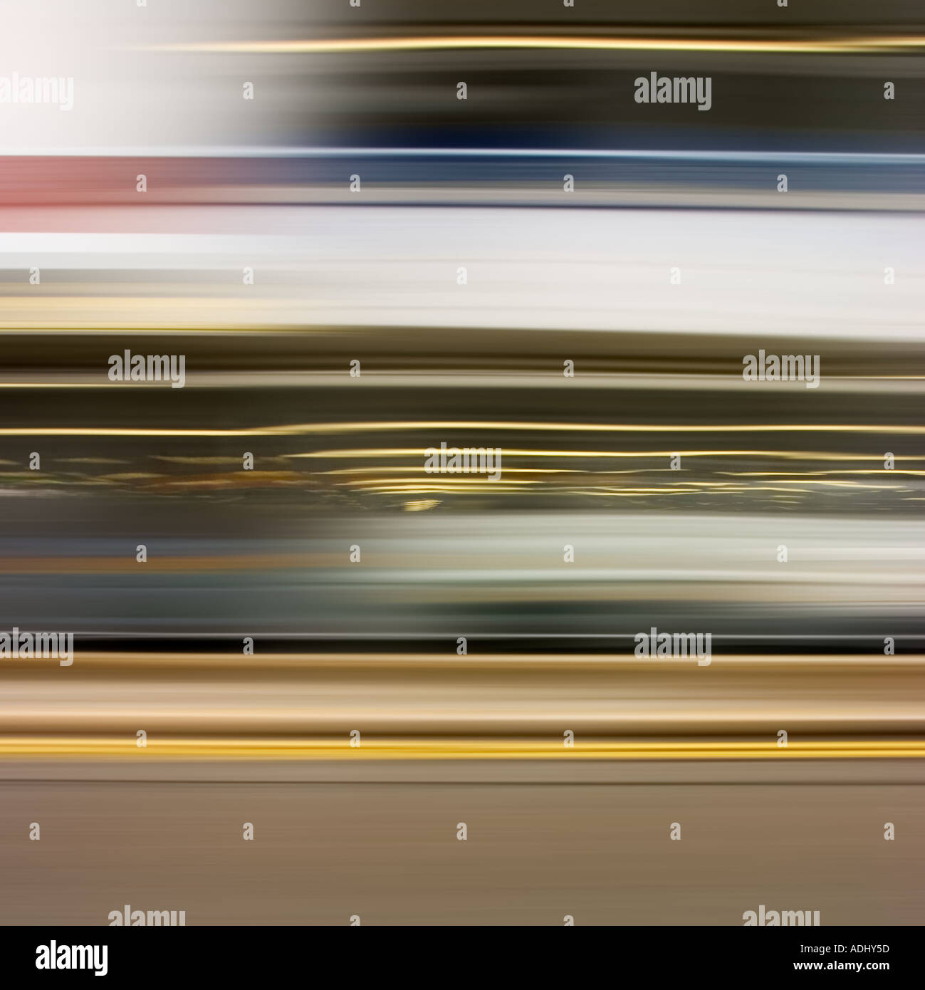 blurred brown and yellow abstract on motorway Stock Photo - Alamy