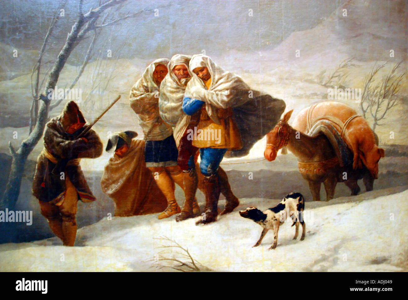 Snowstorm, Francisco Goya, 1787, Museo del Prado Museum, Madrid, Spain ...