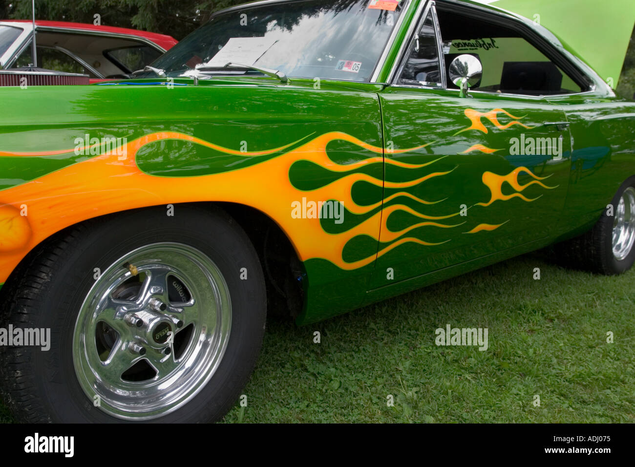 Customized American muscle car Stock Photo - Alamy