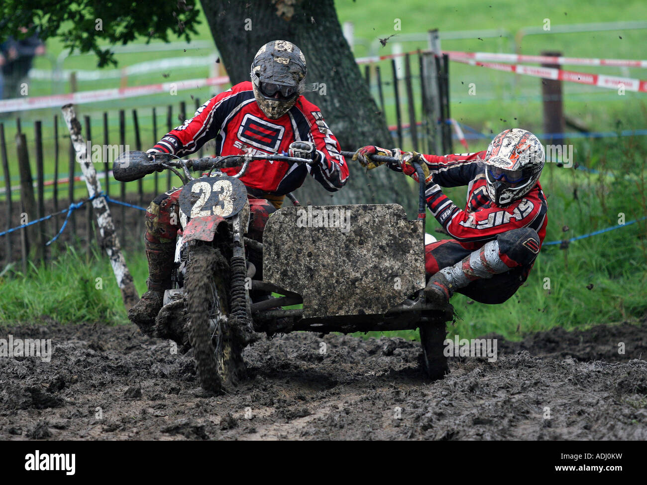 sidecar in the mud Stock Photo - Alamy