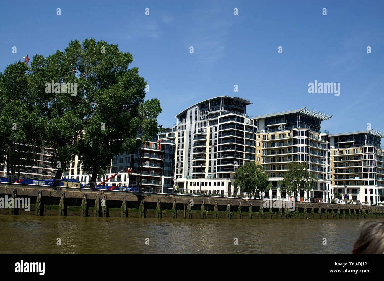 Chelsea harbour Thames river cruise Stock Photo - Alamy