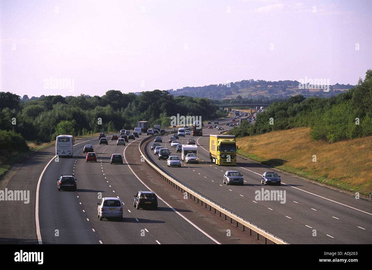 M40 Motorway near Banbury Oxfordshire England UK Stock Photo - Alamy