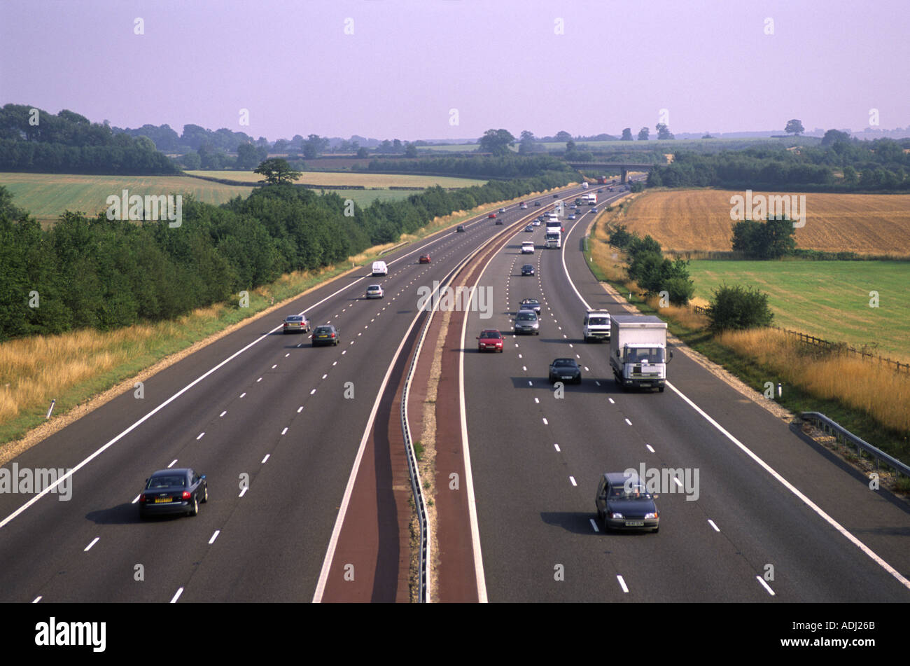M40 Motorway near Banbury Oxfordshire England UK Stock Photo - Alamy