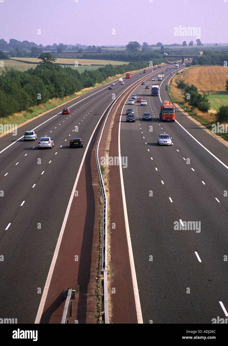 M40 Motorway near Banbury Oxfordshire England UK Stock Photo - Alamy