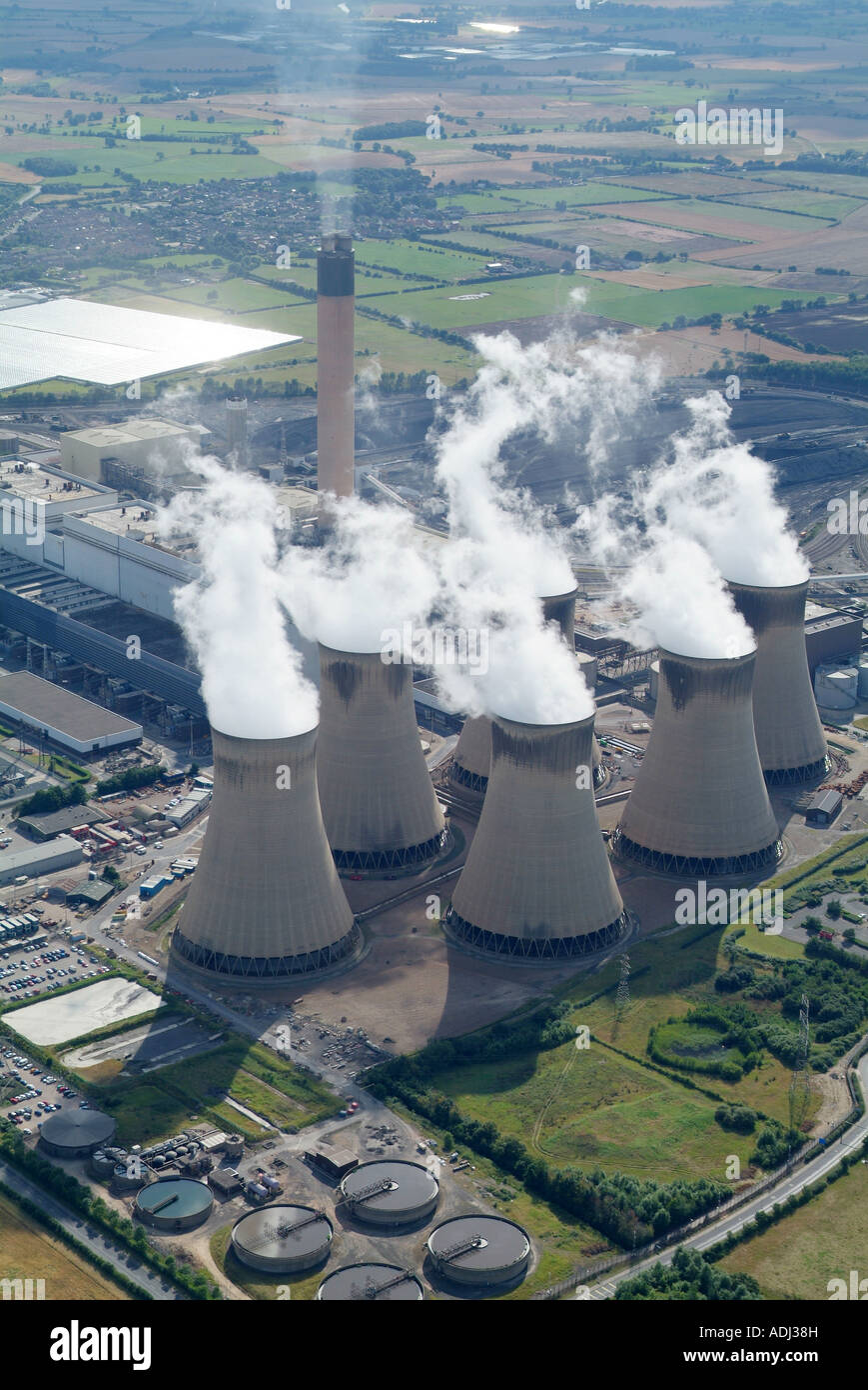 Aerial view of Drax Power Station, Yorkshire, England Stock Photo - Alamy