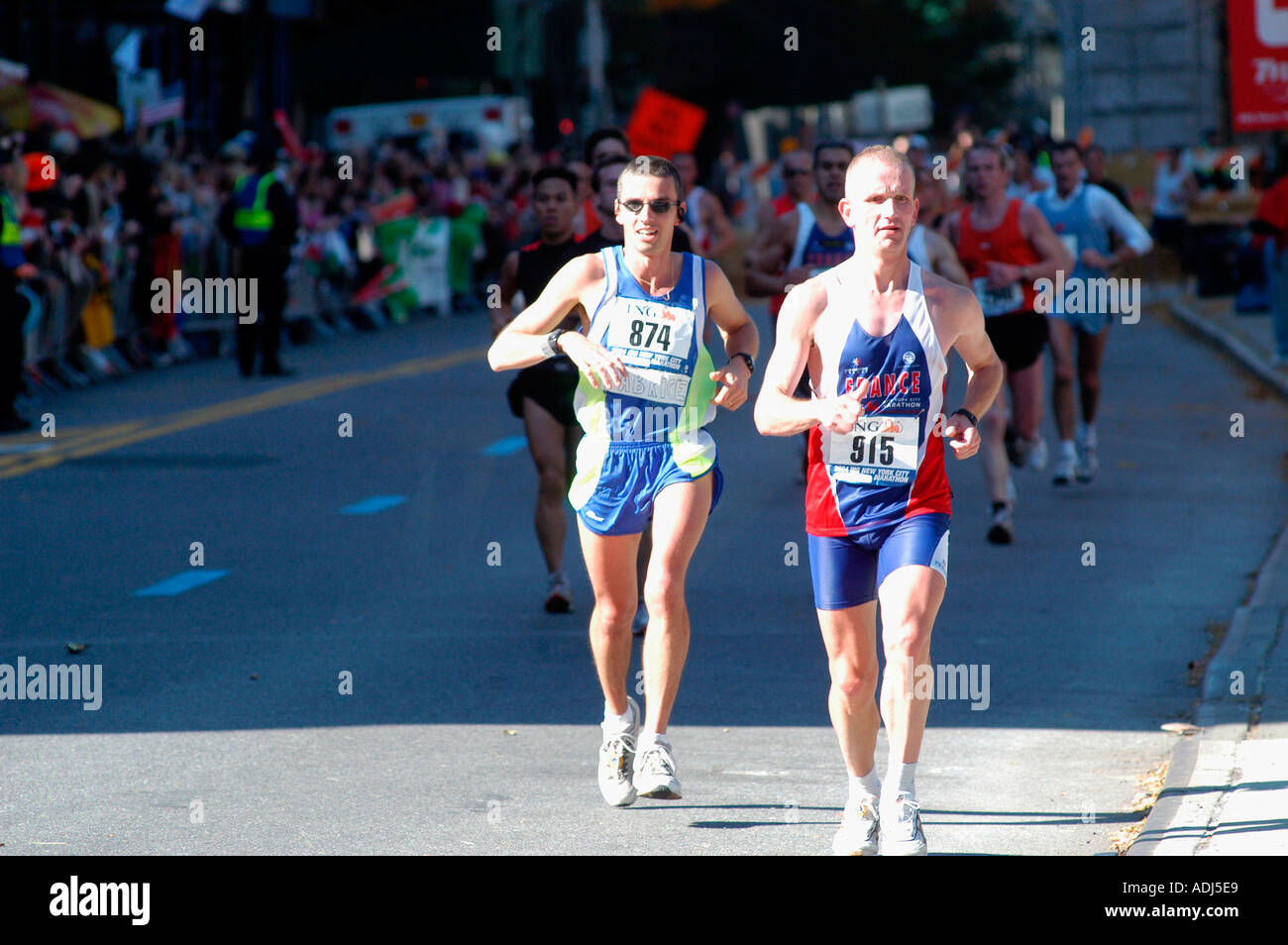 New york city marathon first avenue hi-res stock photography and images ...
