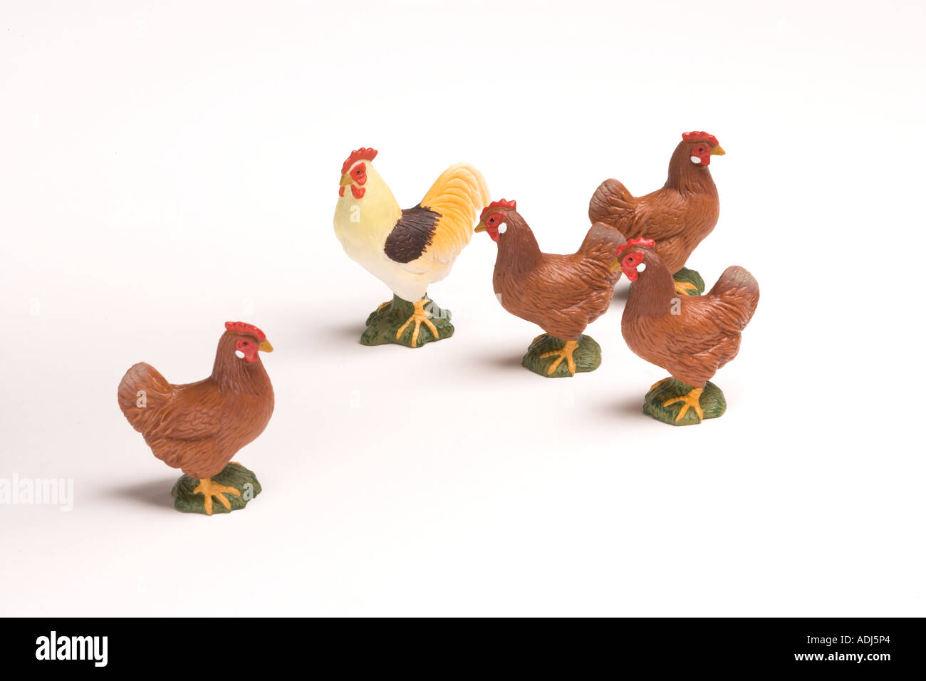Plastic farmyard animals Stock Photo - Alamy