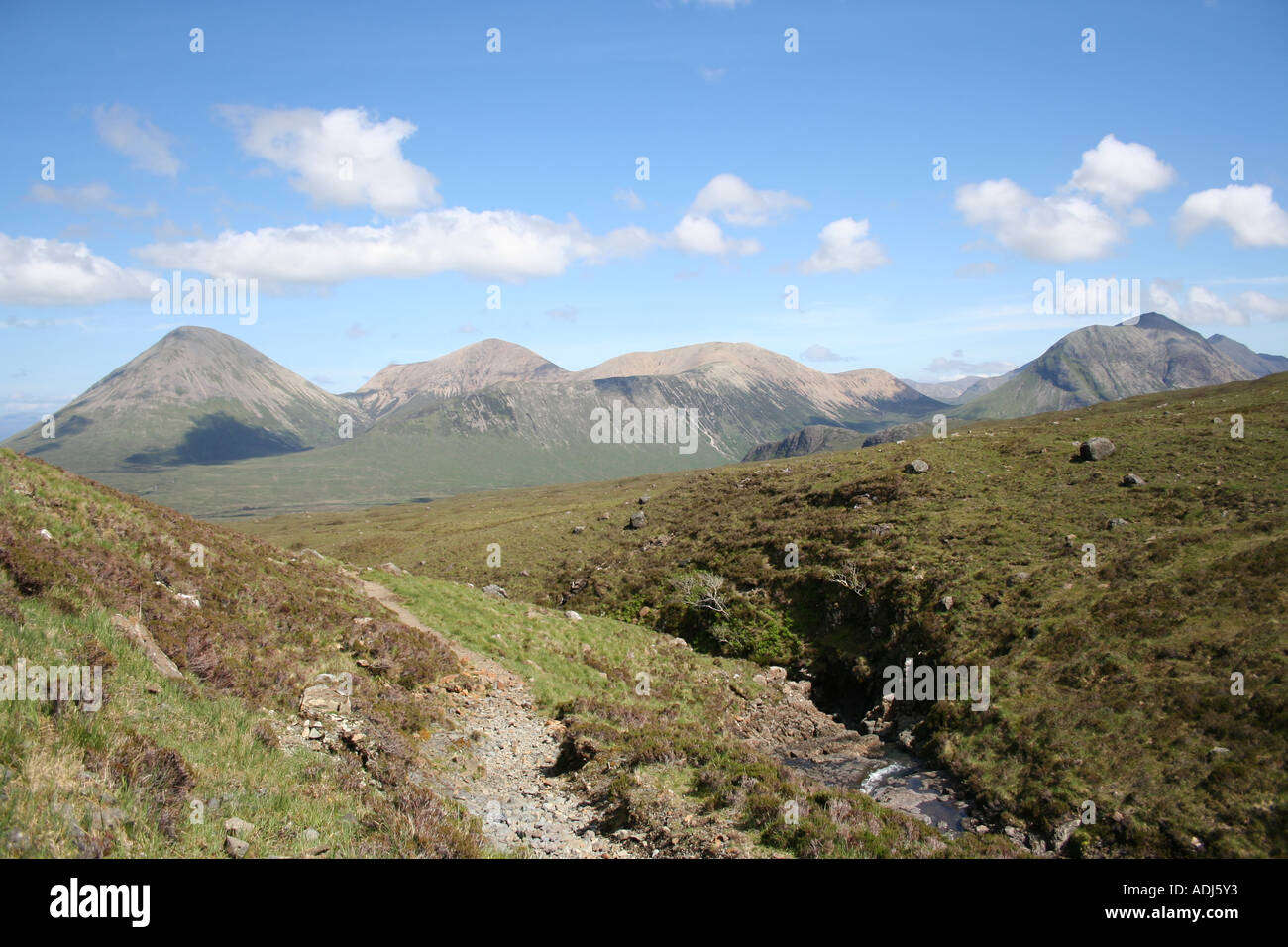 scottish path to Sligachan Isle of Skye Scotland June 2006 Stock Photo ...