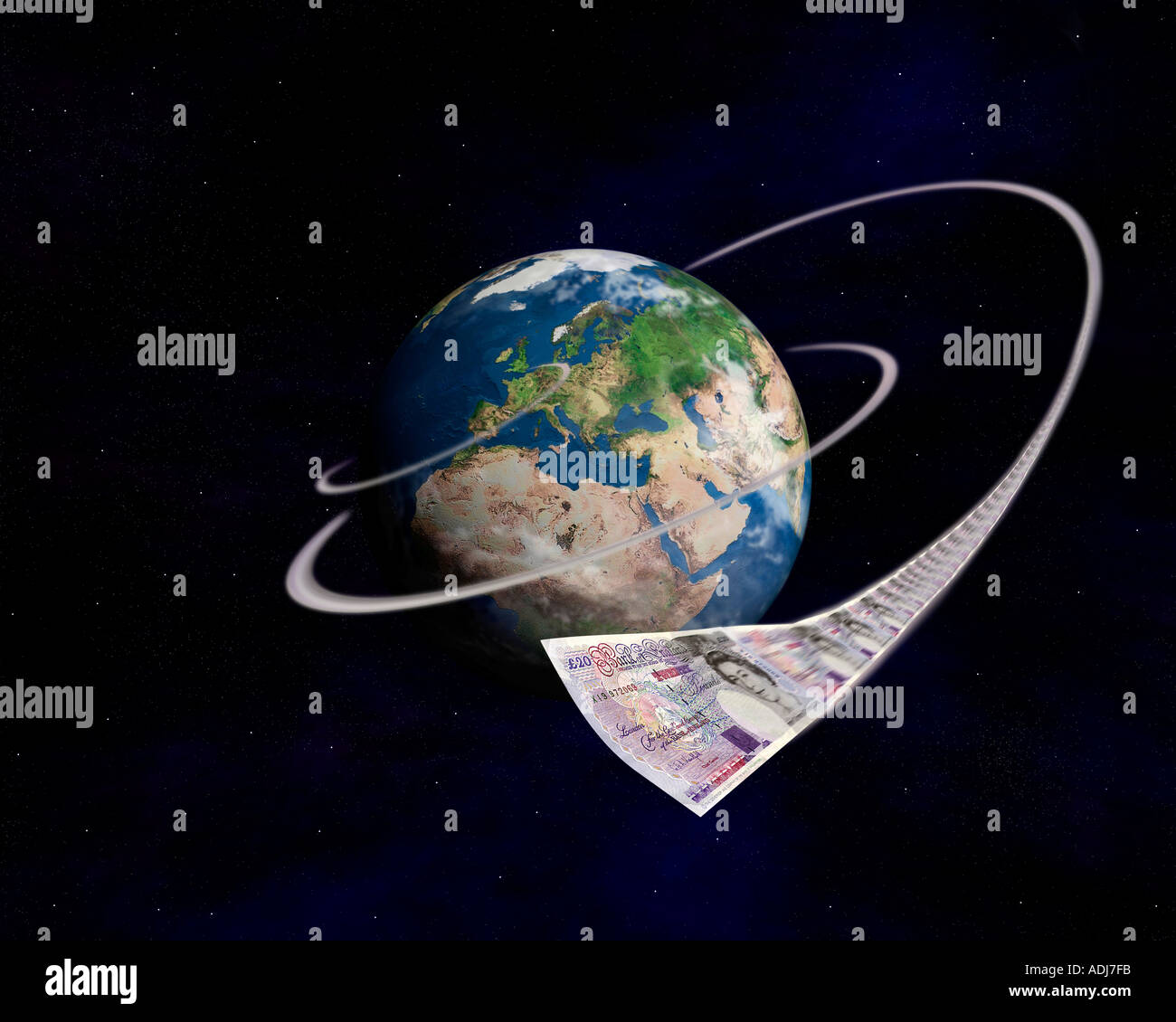 Money makes the world go around hi-res stock photography and images - Alamy