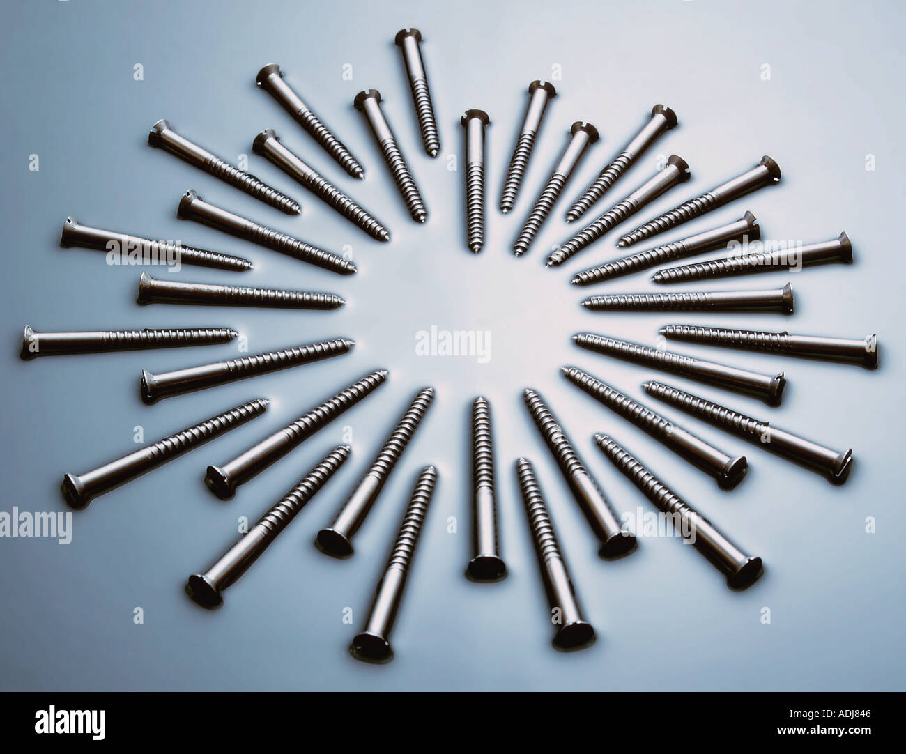 spiral of screws Stock Photo - Alamy