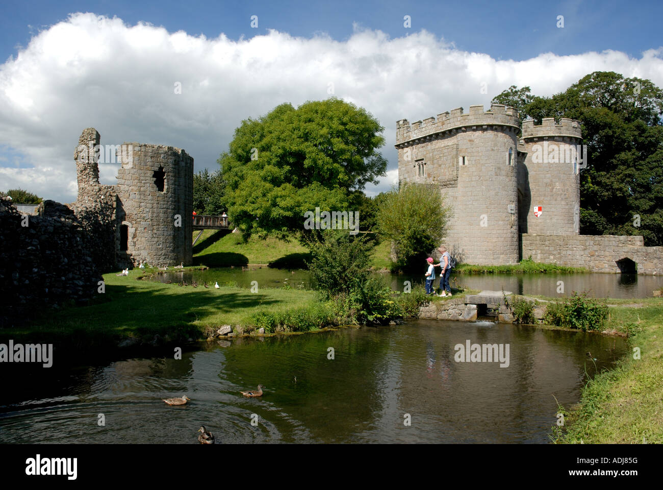 Whittington Castle, Shropshire, UK Stock Photo - Alamy