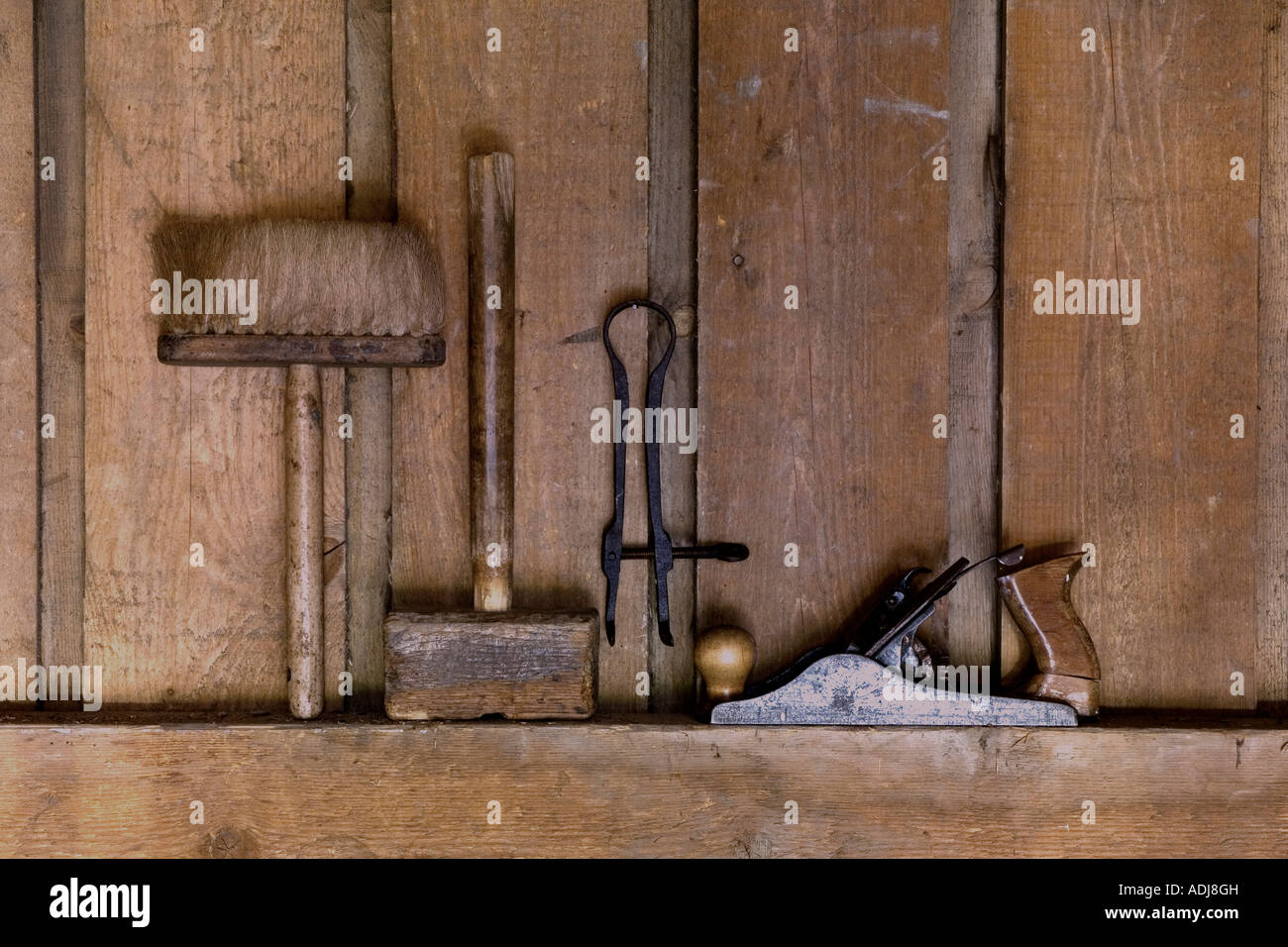Old woodworking tools Stock Photo - Alamy