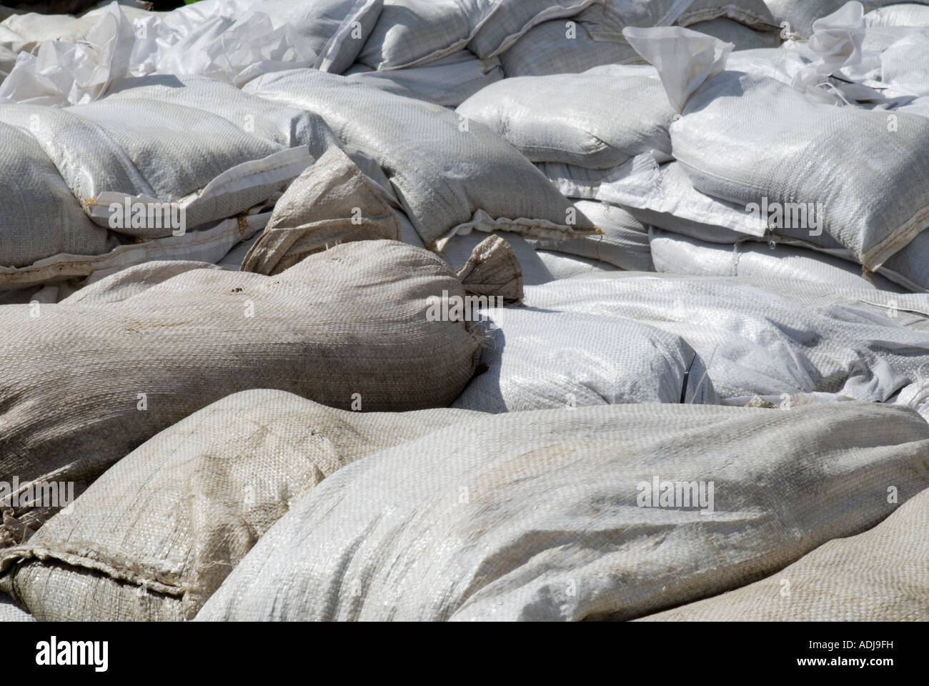 sand bags, sand sacks Stock Photo - Alamy