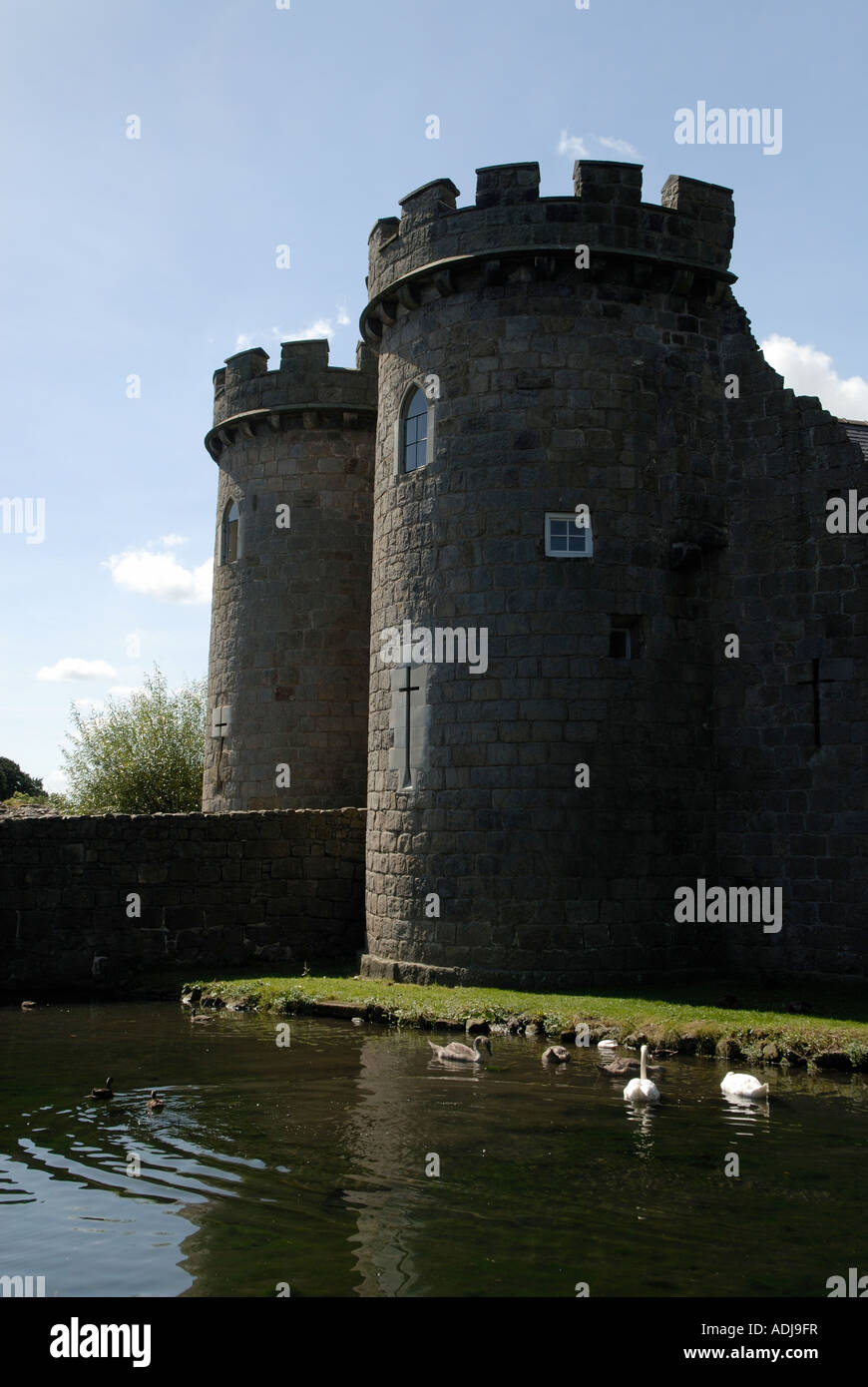Whittington Castle, Shropshire, UK Stock Photo - Alamy