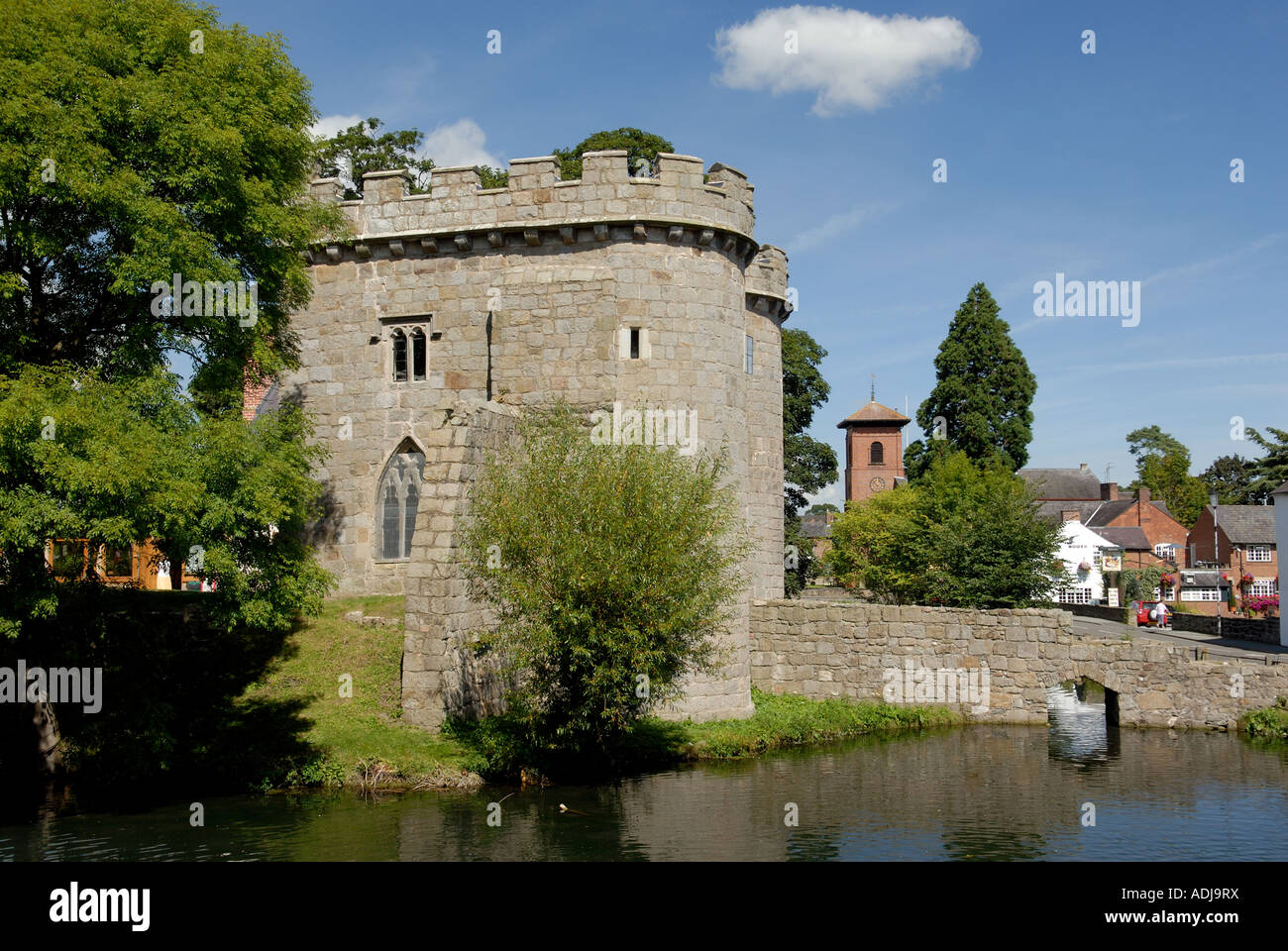 Whittington Castle, Shropshire, UK Stock Photo - Alamy
