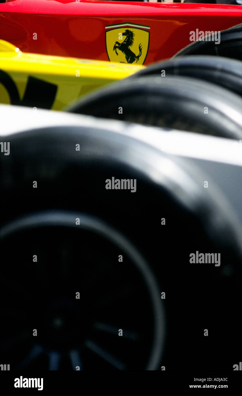 Ferrari Formula 1 park ferme Stock Photo - Alamy