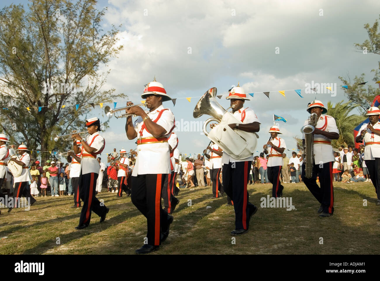 GREATER EXUMA BAHAMA GEORGE TOWN Royal Bahama Band performing in ...