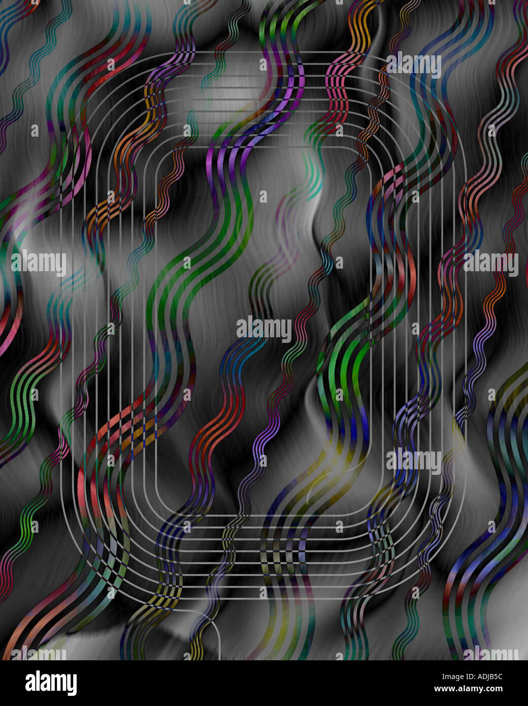 Waves of different wave lengths in the new world of RFID Stock Photo ...