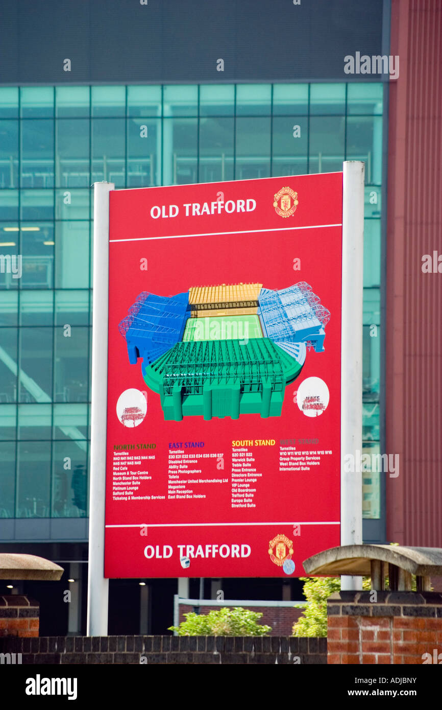 The seating at old trafford hi-res stock photography and images - Alamy