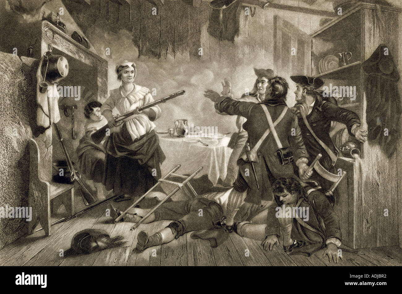 Nancy morgan hart revolutionary war hi-res stock photography and images ...