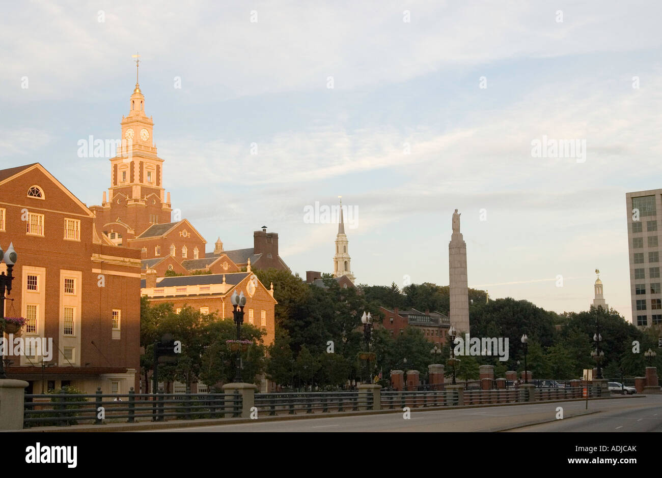 Landmarks in downtown Providence Rhode Island Stock Photo - Alamy