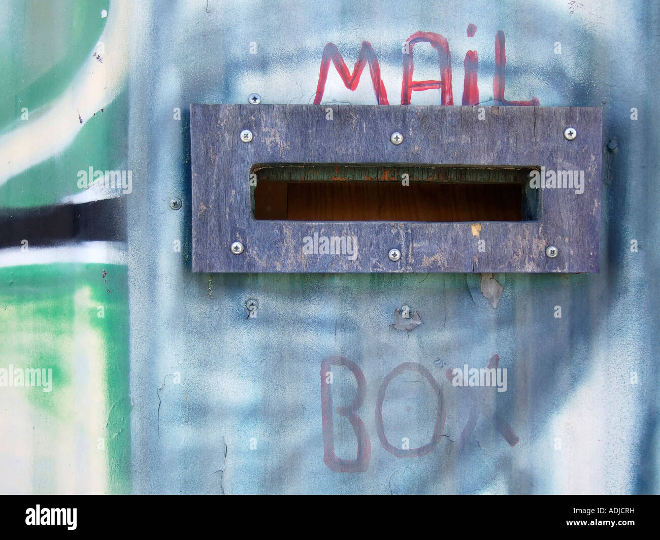 "Mailbox industrial building, USA Stock Photo - Alamy