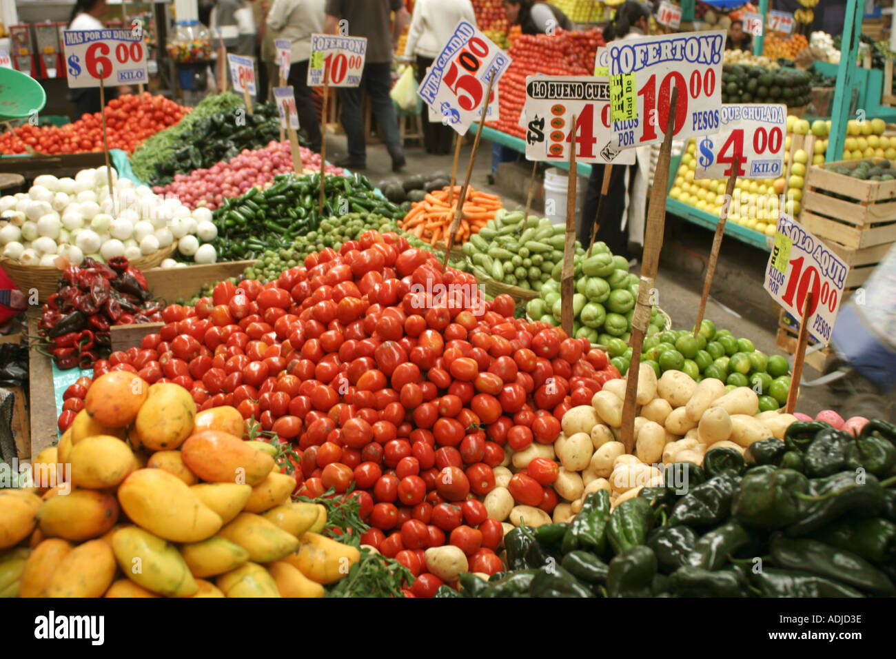 Mexican market place Stock Photo - Alamy