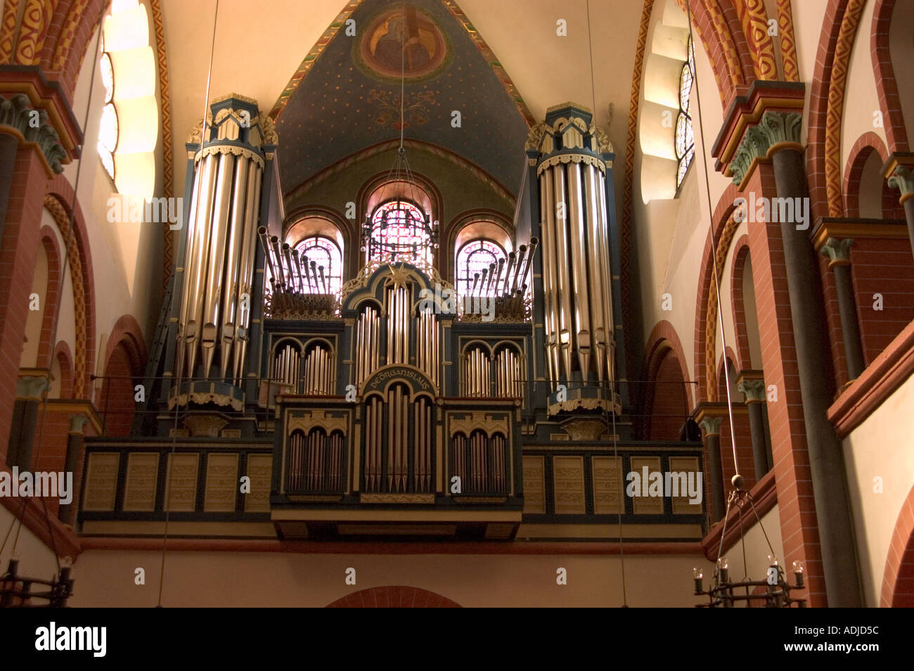 Church organ Sinzig Rhine Germany Stock Photo - Alamy