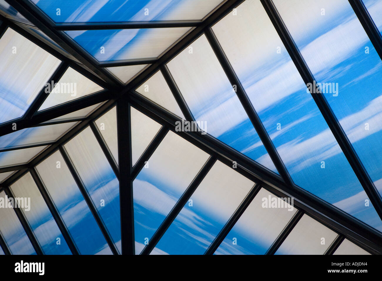 Patterns and angles - atrium glazing - Turkey Stock Photo - Alamy