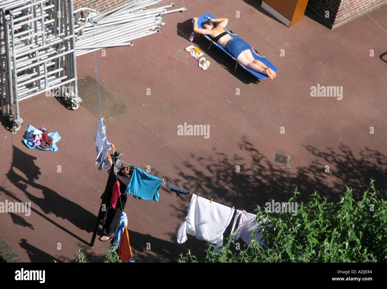 Sunbathing London, England UK Stock Photo - Alamy
