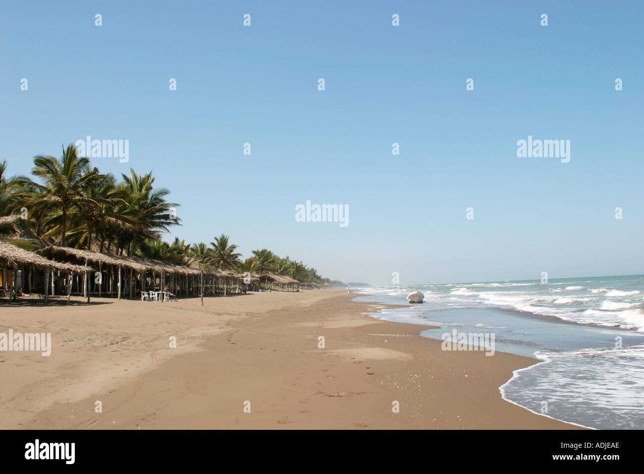 Beach at Veracruz Mexico Stock Photo - Alamy