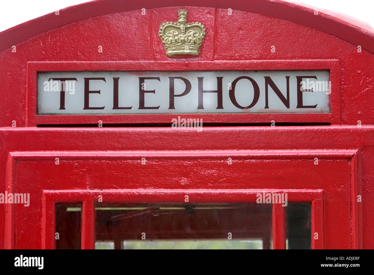 British telephone box in the City of London England Stock Photo - Alamy