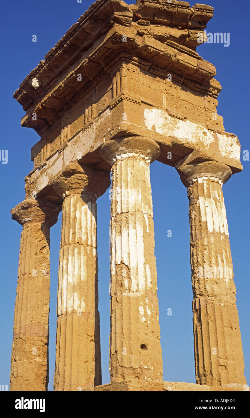 Ancient greek temple pollux dioscuri hi-res stock photography and ...