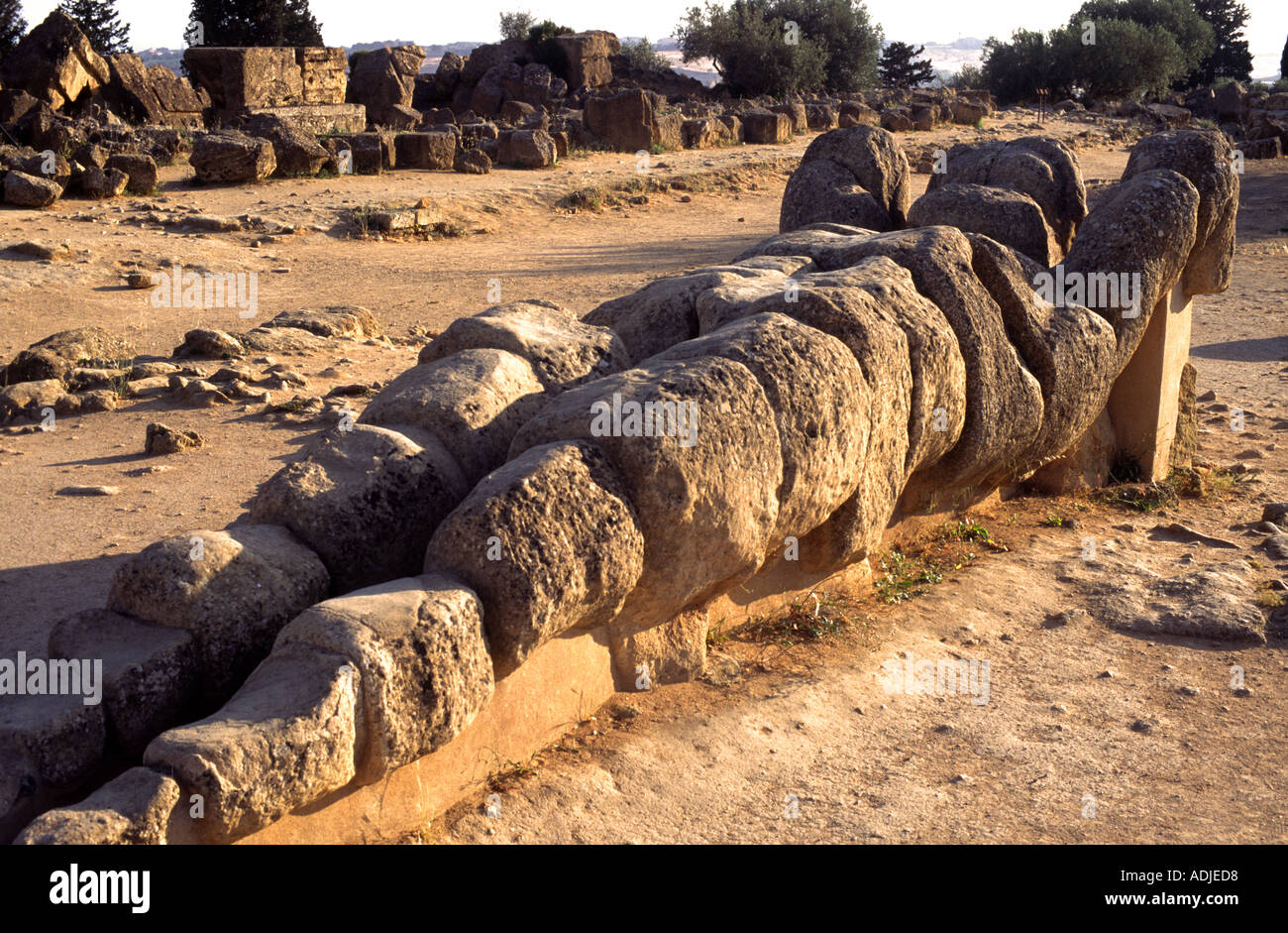 Telamoni or Telemon a gigantic figure in the Valley of the Temples ...
