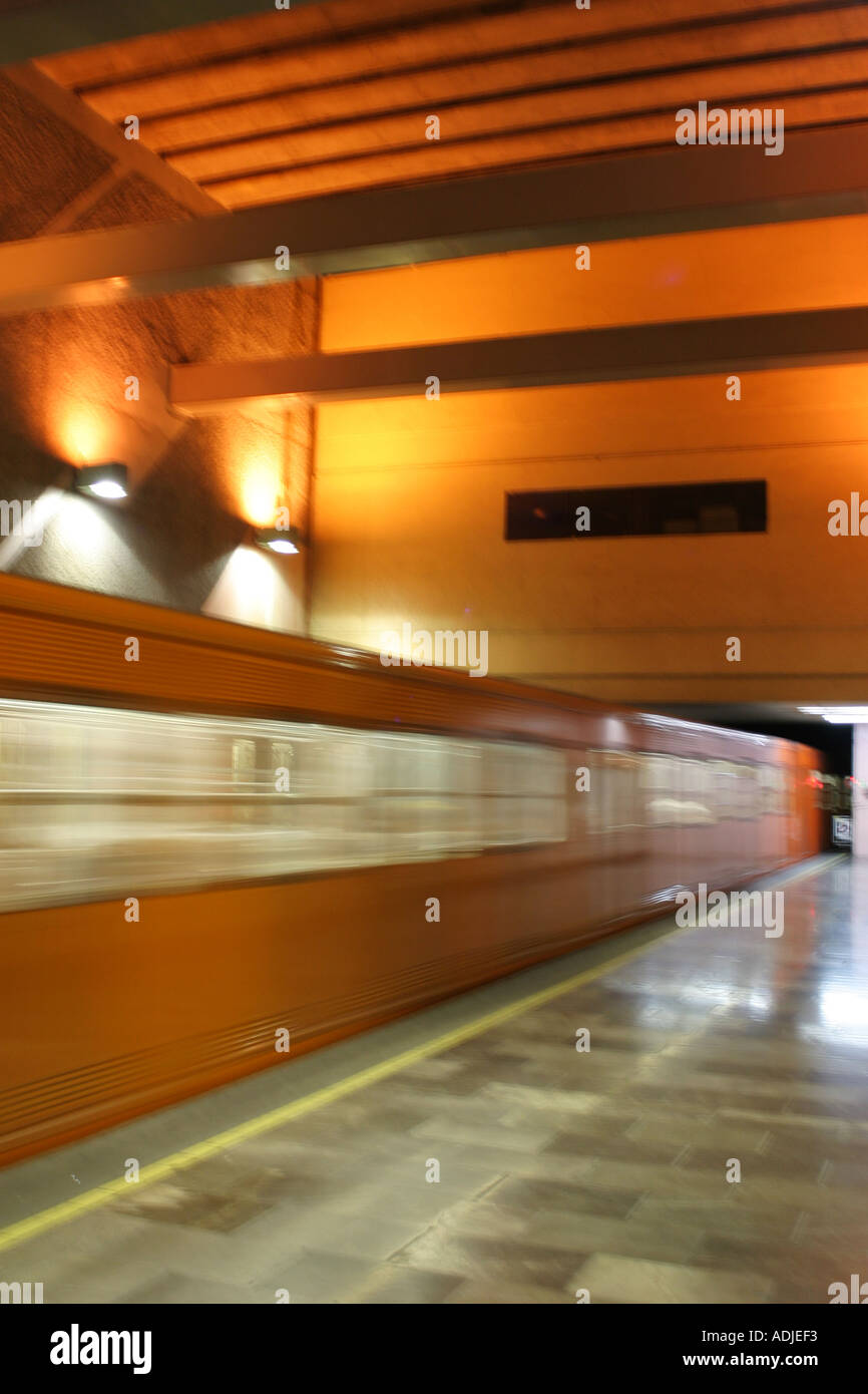 Underground train mexico city hi-res stock photography and images - Alamy