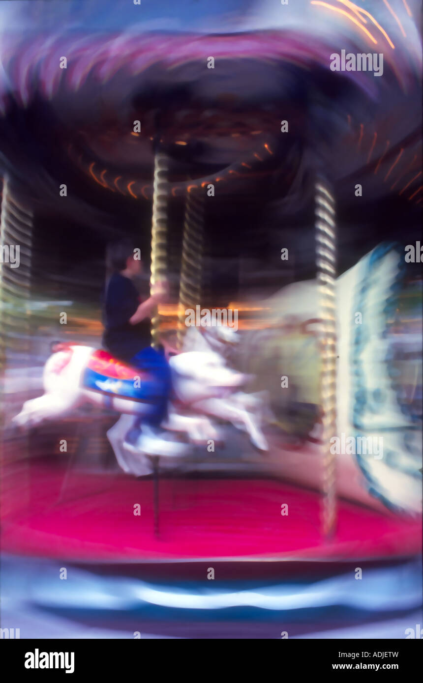 fair ground roundabout Stock Photo - Alamy