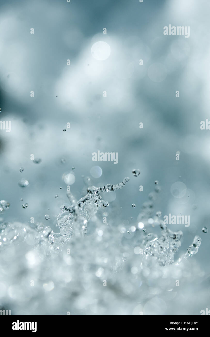 Water splashing, close-up Stock Photo - Alamy