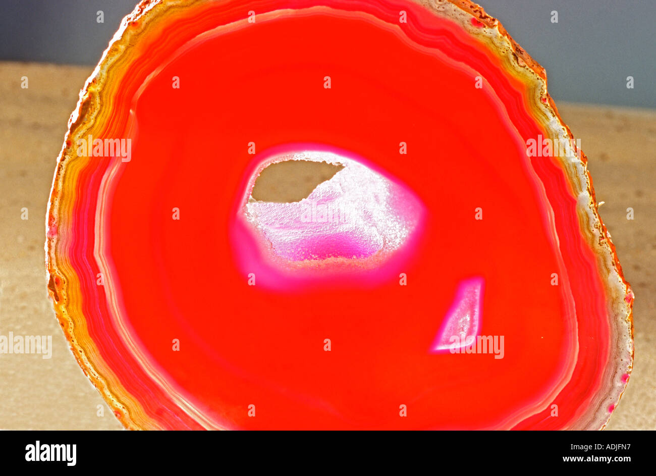 Mineral Chalcedon Achat Stock Photo - Alamy