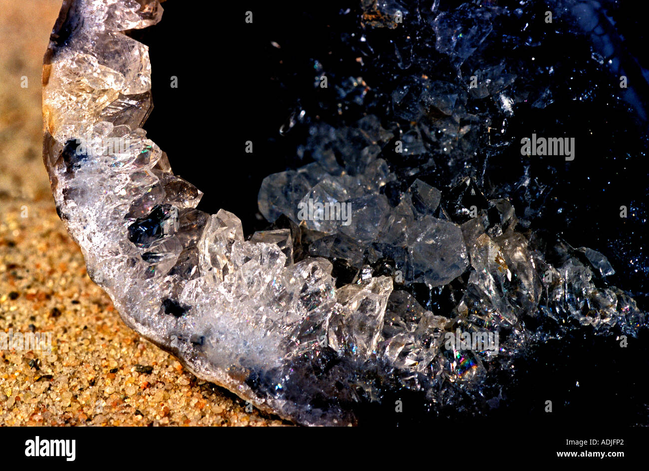 Mineral Chalcedon Achat Stock Photo - Alamy