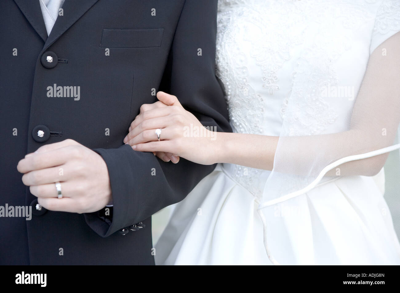Wedding a bridegroom and a bride Stock Photo - Alamy