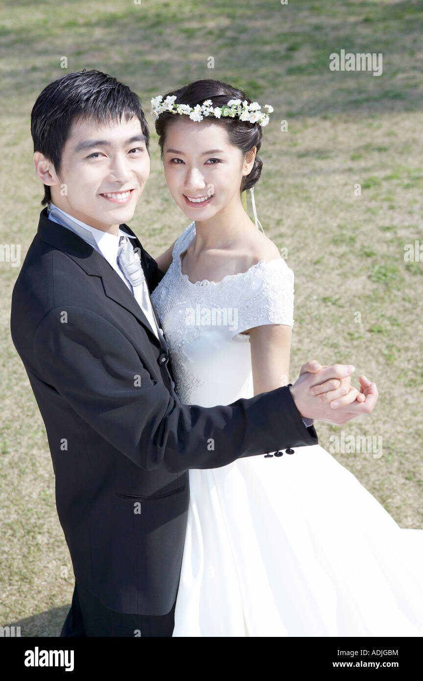 Wedding a bridegroom and a bride Stock Photo - Alamy