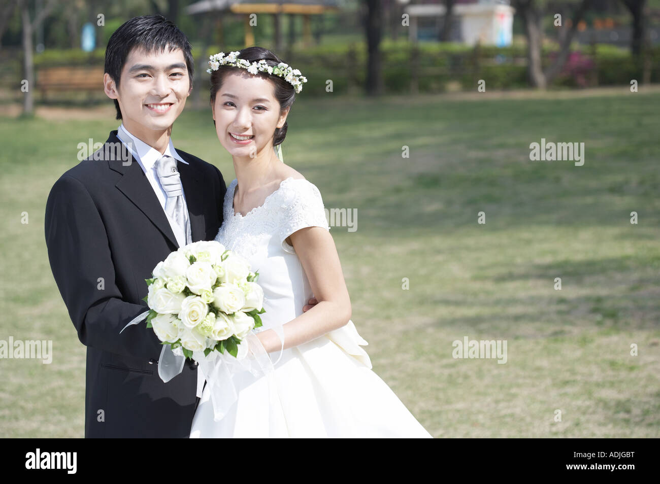 Wedding a bridegroom and a bride Stock Photo - Alamy