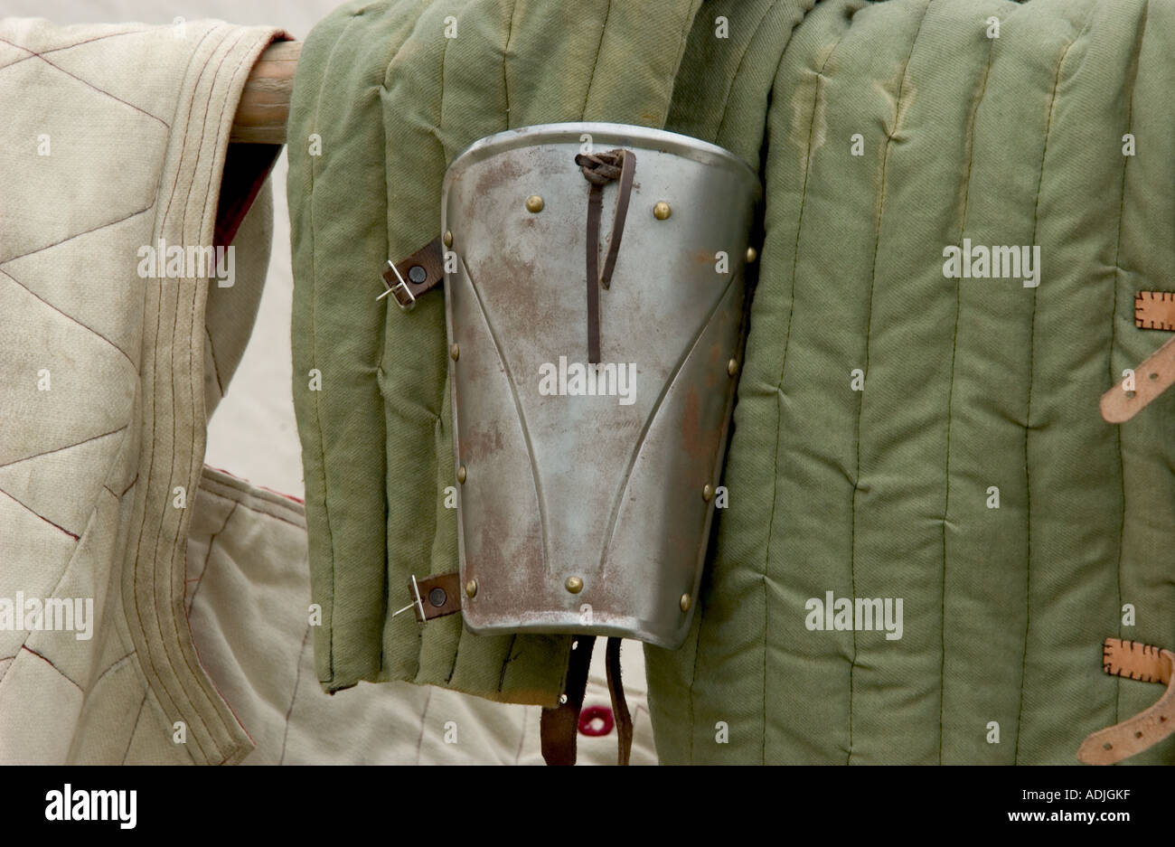 medieval armour and padding Stock Photo - Alamy