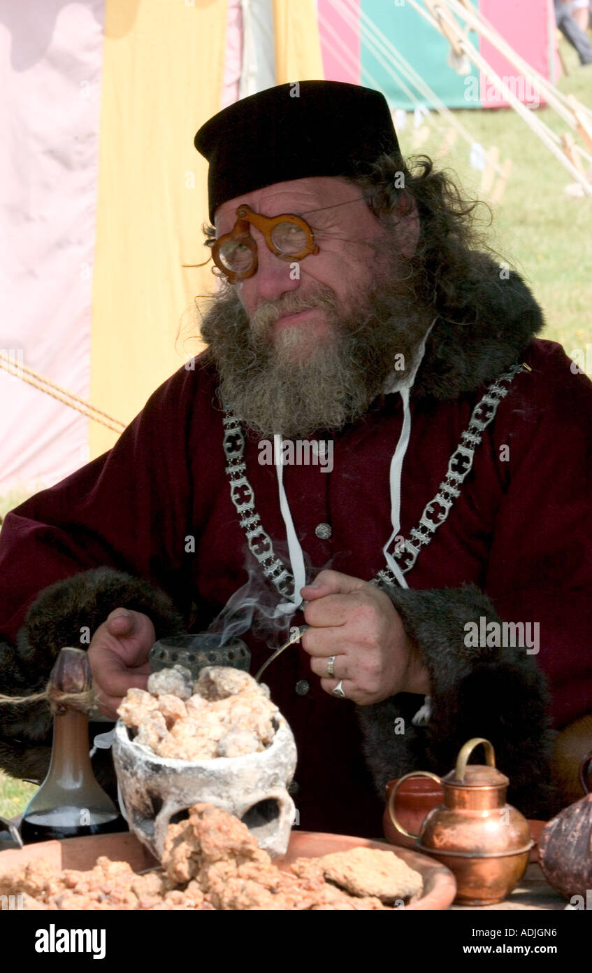 medieval glasses worn by a man Stock Photo - Alamy