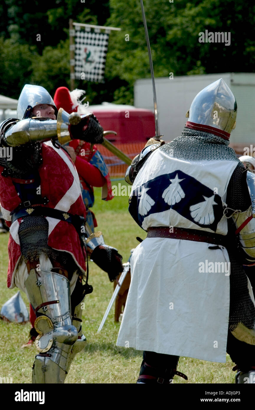 medieval knights fighting in tournament Stock Photo - Alamy